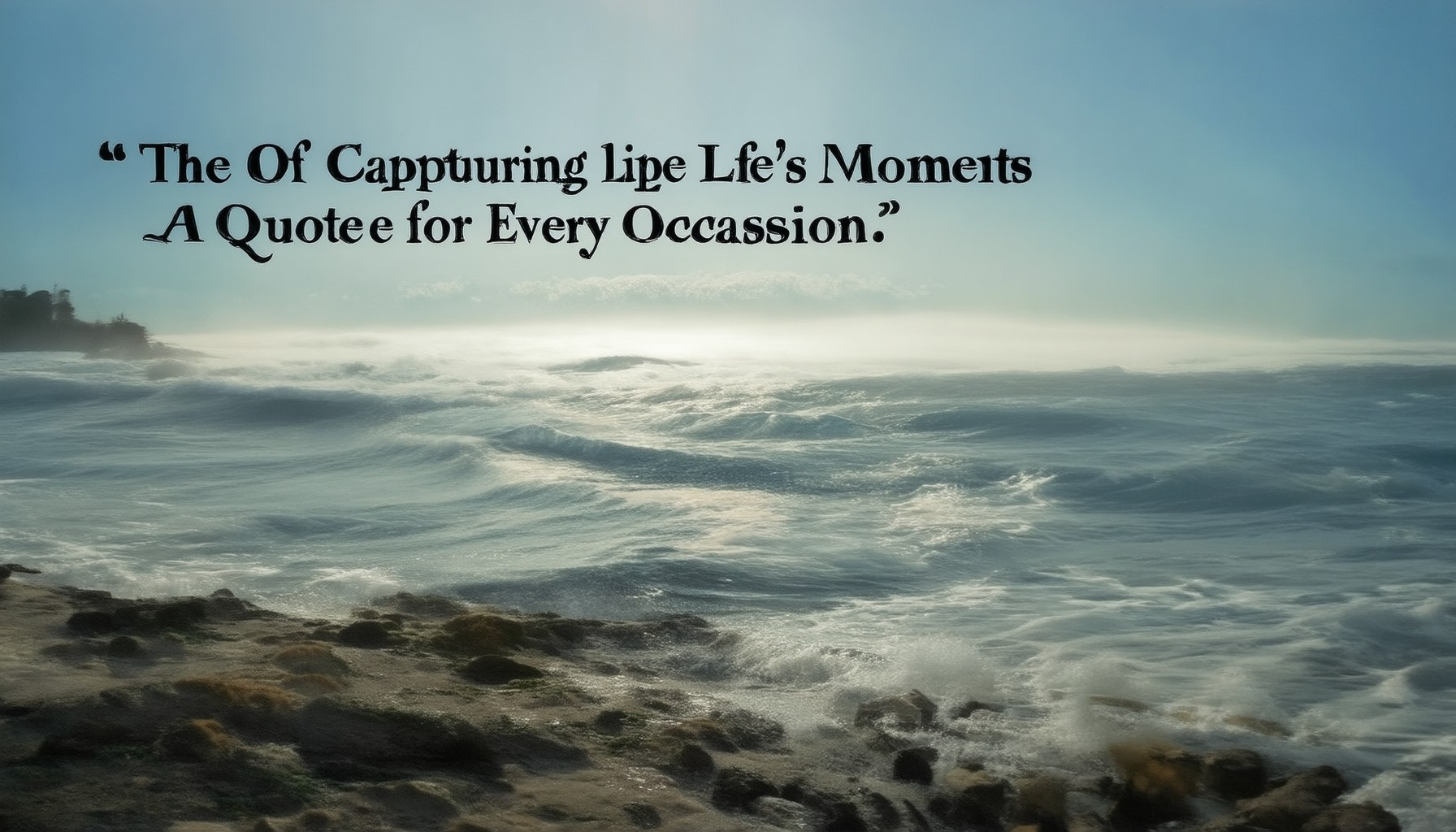 The Art of Capturing Life's Moments: A Quote for Every Occasion - Peter ...
